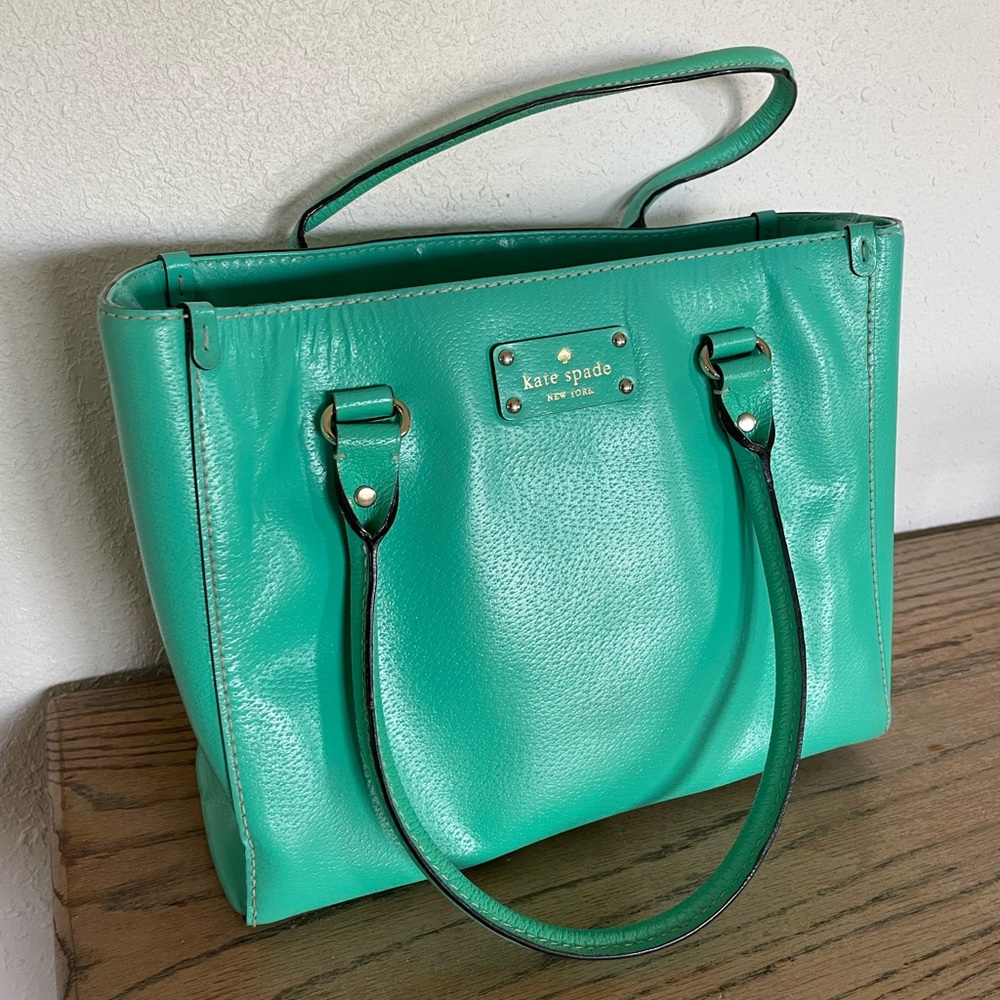 Kate Spade Wellesley Quinn Turquoise Bag - Gem